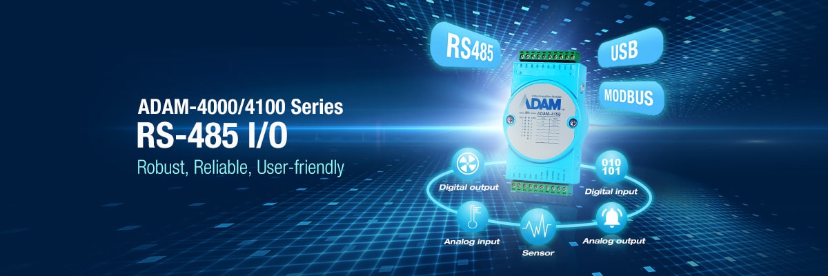 RS485 Modbus I/O Module zur Steuerung und Prozessmonitoring - AMC